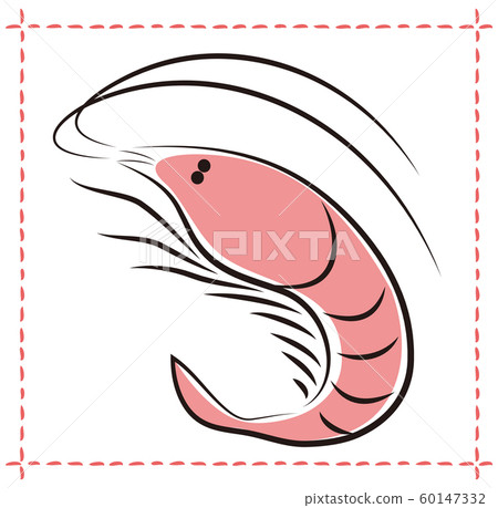 Cherry shrimp vector illustration - Stock Illustration [60147332] - PIXTA