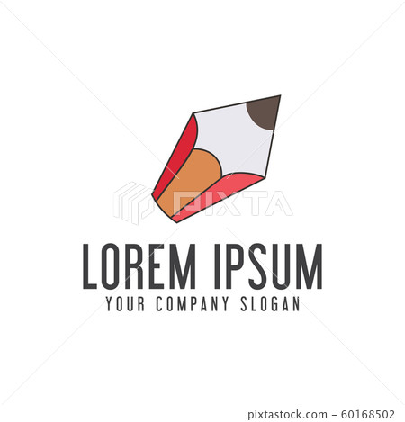 pencil logo. School Education logo design concept - Stock Illustration ...