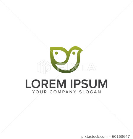 family bird logo design concept template - Stock Illustration [60168647 ...
