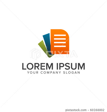 document logo design concept template - Stock Illustration [60168802 ...