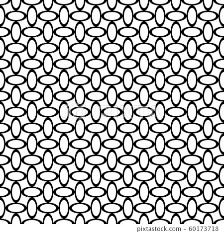 Seamless texture. Oval lines pattern. - Stock Illustration [60173718 ...