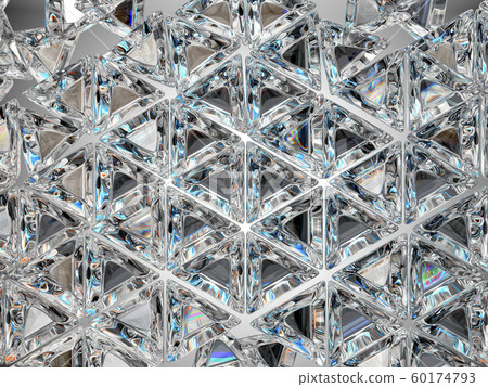 Gemstone diamond or shiny glass triangular texture - Stock Illustration ...