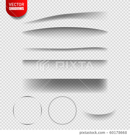 Vector shadows isolated. - Stock Illustration [60178668] - PIXTA