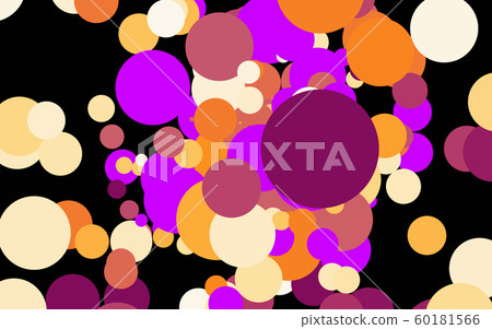 Abstract colorful circle pattern background - Stock Illustration ...