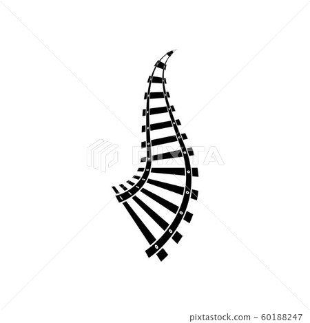 train track symbol template vector - Stock Illustration [60188247] - PIXTA