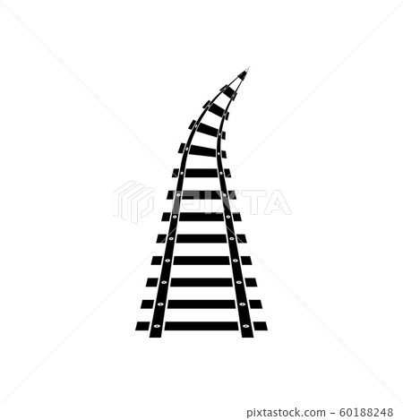 train track symbol template vector - Stock Illustration [60188248] - PIXTA