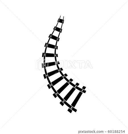 train track symbol template vector - Stock Illustration [60188254] - PIXTA