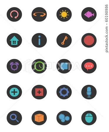 Color pictogram icon - Stock Illustration [60198986] - PIXTA