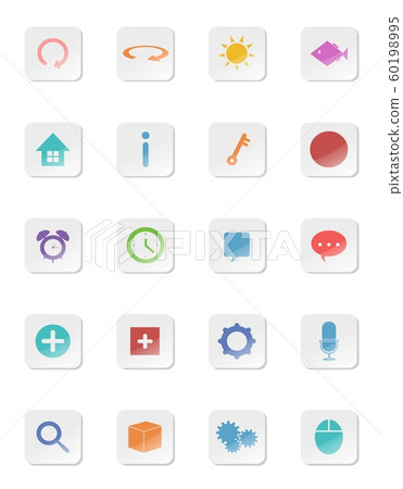 Color pictogram icon - Stock Illustration [60198995] - PIXTA