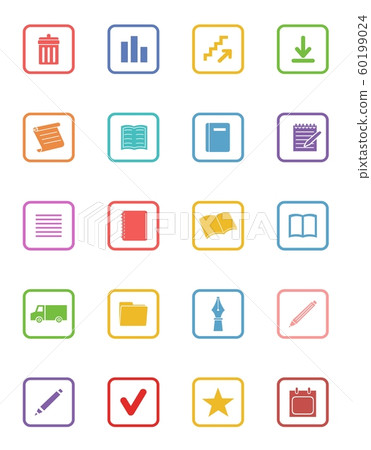 Color pictogram icon - Stock Illustration [60199024] - PIXTA