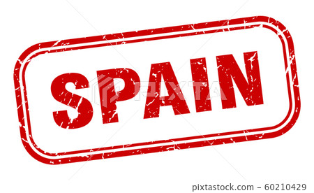 Spain stamp. Spain red grunge isolated sign - Stock Illustration ...