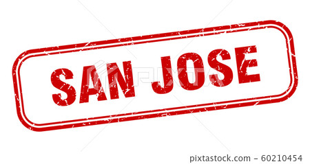 San Jose stamp. San Jose red grunge isolated sign - Stock Illustration ...