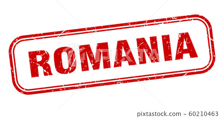 Romania stamp. Romania red grunge isolated sign - Stock Illustration ...