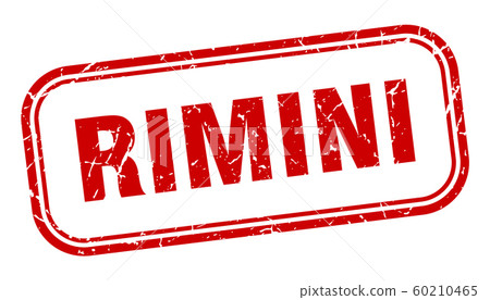 Rimini stamp. Rimini red grunge isolated sign - Stock Illustration ...