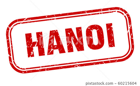 Hanoi stamp. Hanoi red grunge isolated sign - Stock Illustration ...