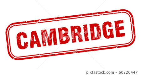 Cambridge stamp. Cambridge red grunge isolated - Stock Illustration ...