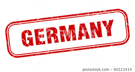 Germany stamp. Germany red grunge isolated sign - Stock Illustration ...