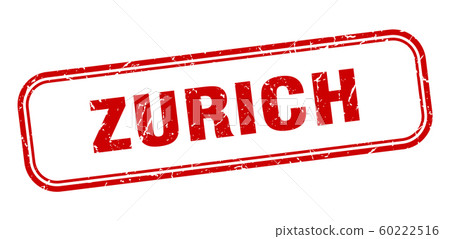 Zurich stamp. Zurich red grunge isolated sign - Stock Illustration ...