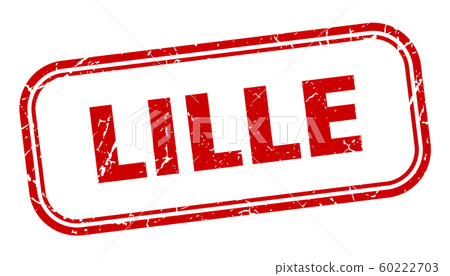 Lille stamp. Lille red grunge isolated sign - Stock Illustration ...