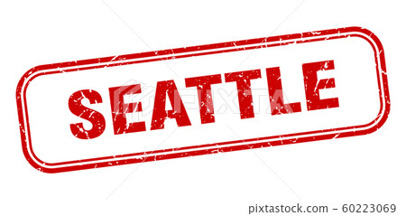 Seattle stamp. Seattle red grunge isolated sign - Stock Illustration ...