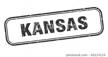 Kansas stamp. Kansas black grunge isolated sign - Stock Illustration ...