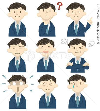 Summary of people, faces and expressions - Stock Illustration [60232185 ...