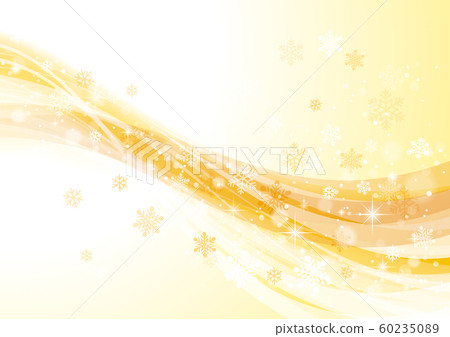 Snow and light winter background gold - Stock Illustration [60235089 ...