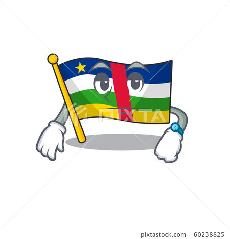 Waiting flag central african on cartoon... - Stock Illustration ...