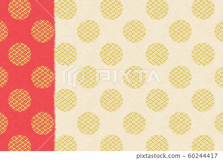 Japanese paper Kanoko circle pattern - Stock Illustration [60244417 ...