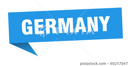 Germany sticker. Blue Germany signpost pointer - Stock Illustration ...