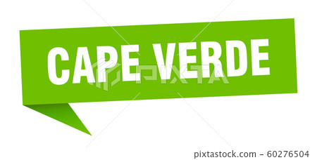 Cape Verde sticker. Green Cape Verde signpost - Stock Illustration ...