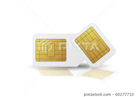 Standard SIM cards set. - Stock Illustration [60277710] - PIXTA