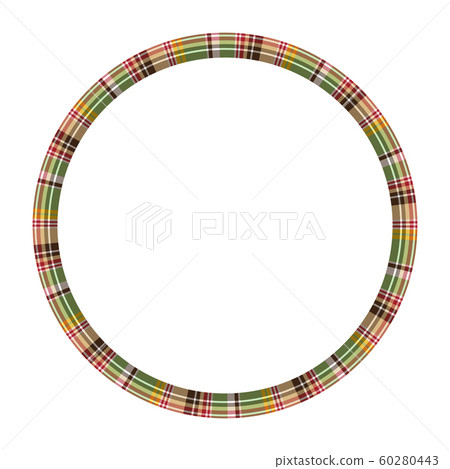 Round frame vector vintage pattern design - Stock Illustration ...