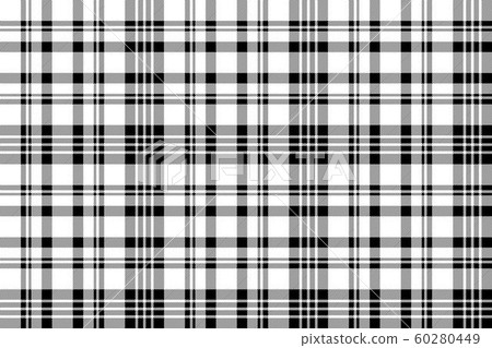 Diagonal black white check plaid seamless pattern - Stock Illustration ...