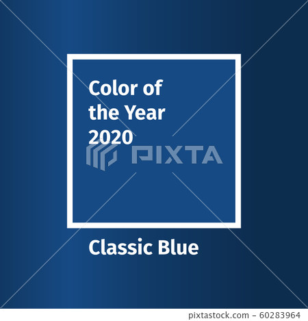 Color of the year 2020. Color trend palette.... - Stock Illustration ...
