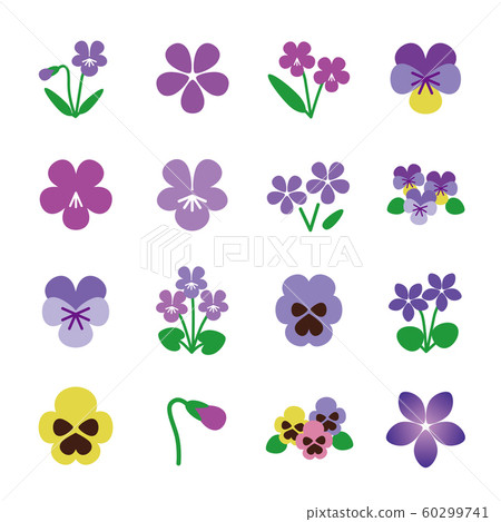 Violet violet icon - Stock Illustration [60299741] - PIXTA