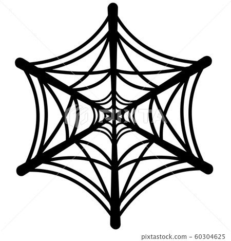 Snow crystal (black) - Stock Illustration [60304625] - PIXTA
