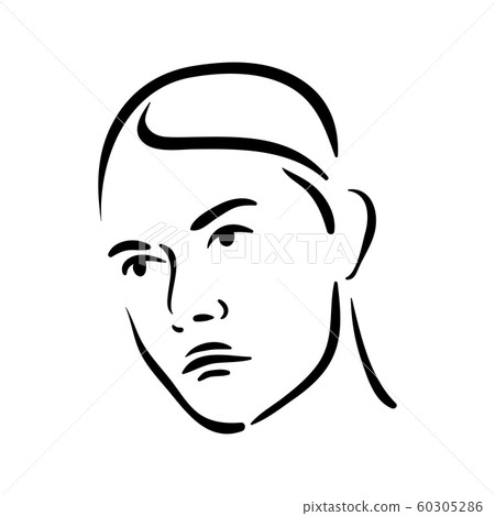 Sceptical face emotion icon on white background - Stock Illustration ...