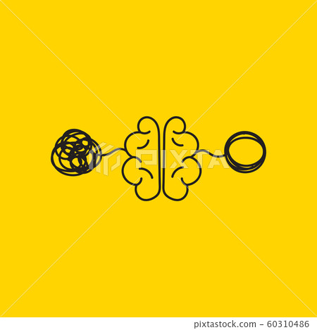 tangle and untangle - Stock Illustration [60310486] - PIXTA