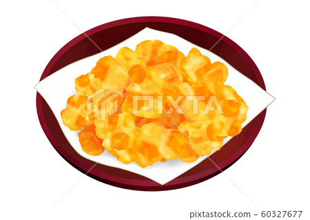 A rice cracker - Stock Illustration [60327677] - PIXTA