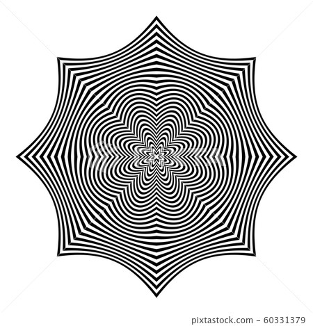 Octagon shape. Abstract geometric design element. - Stock Illustration ...