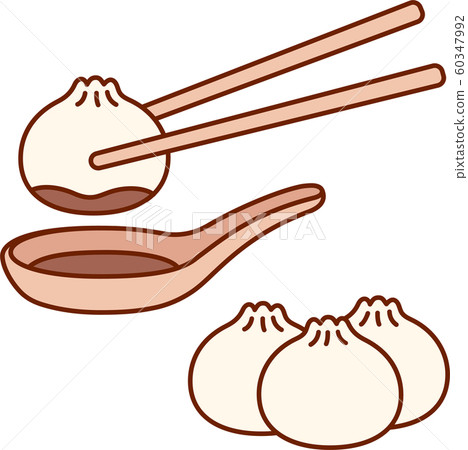 Cartoon dumplings drawing - Stock Illustration [60347992] - PIXTA