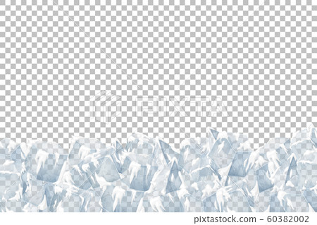 Translucent snow with ice. - Stock Illustration [60382002] - PIXTA
