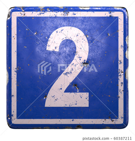 Public road sign in blue color with a capitol... - Stock Illustration ...