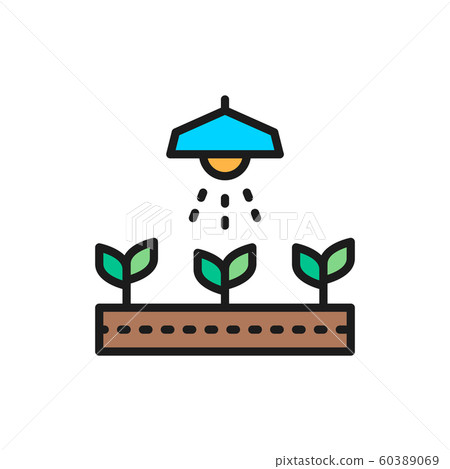 Professional lighting for plant growth,... - Stock Illustration ...