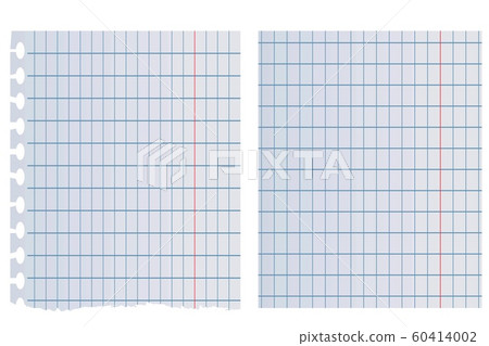 sheet of paper isolated on white background. - Stock Illustration ...