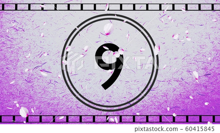 Cute cherry countdown 9 seconds - Stock Illustration [60415845] - PIXTA