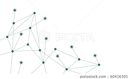 Abstract geometric connect lines and... - Stock Illustration [60416305 ...