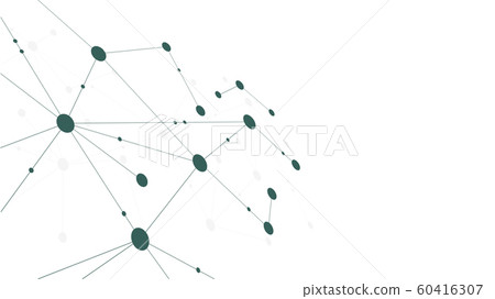 Abstract geometric connect lines and... - Stock Illustration [60416307 ...