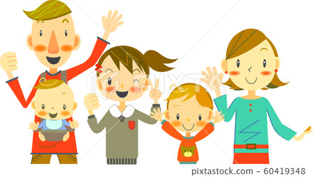 Happy family 2nd generation - Stock Illustration [60419348] - PIXTA